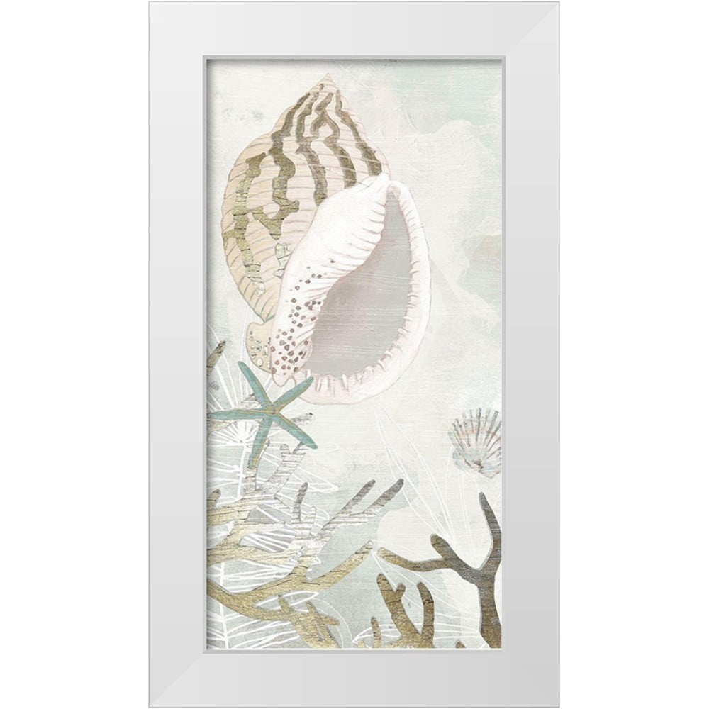 Vess, June Erica 14x24 White Modern Wood Framed Museum Art Print Titled ...