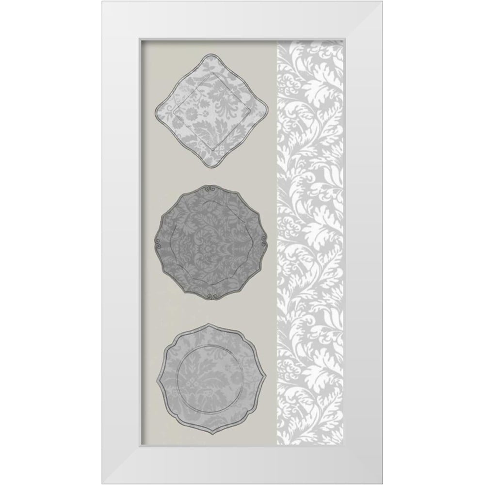 Vess, June Erica 14x24 White Modern Wood Framed Museum Art Print Titled ...