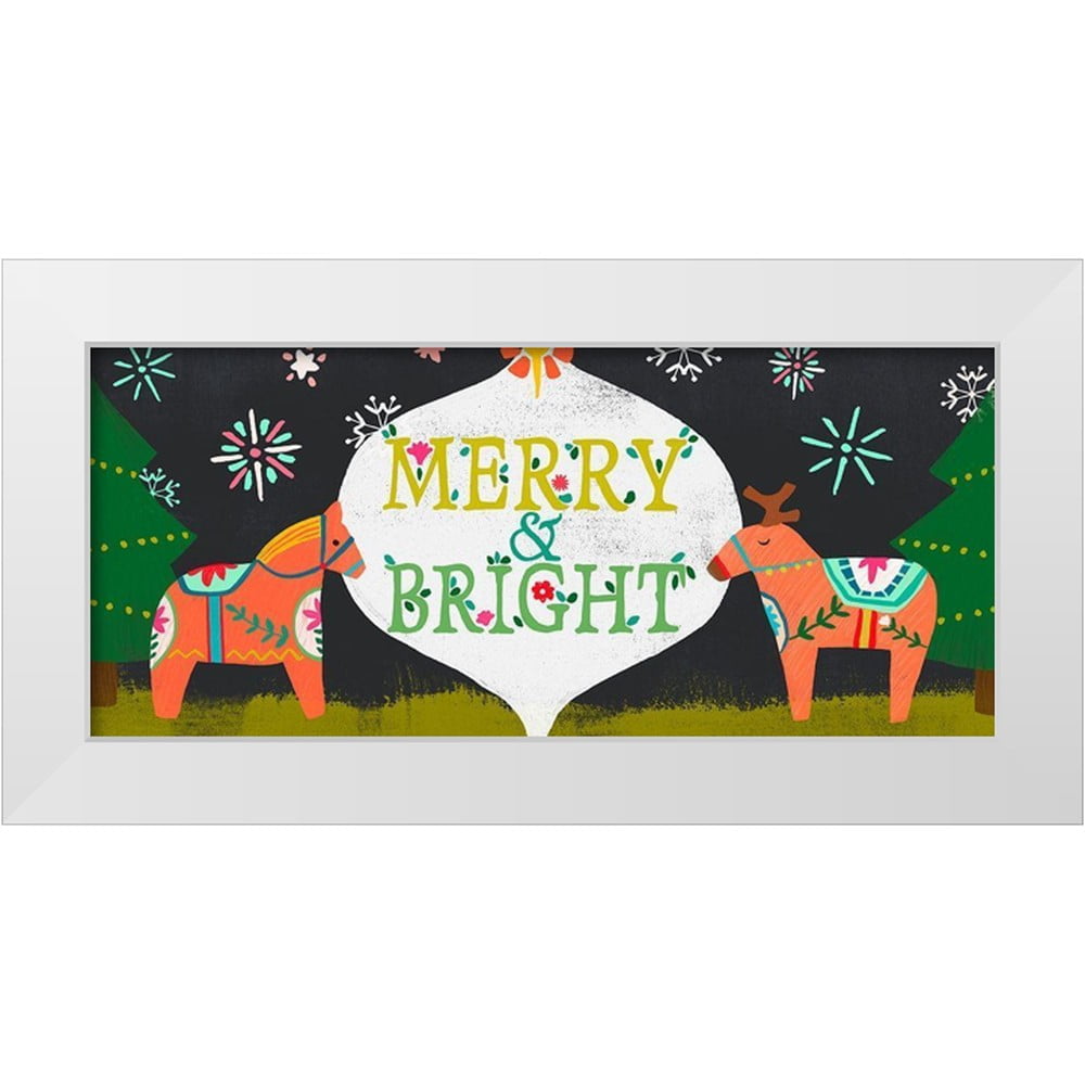 Vess, June Erica 14x8 White Modern Wood Framed Museum Art Print Titled ...