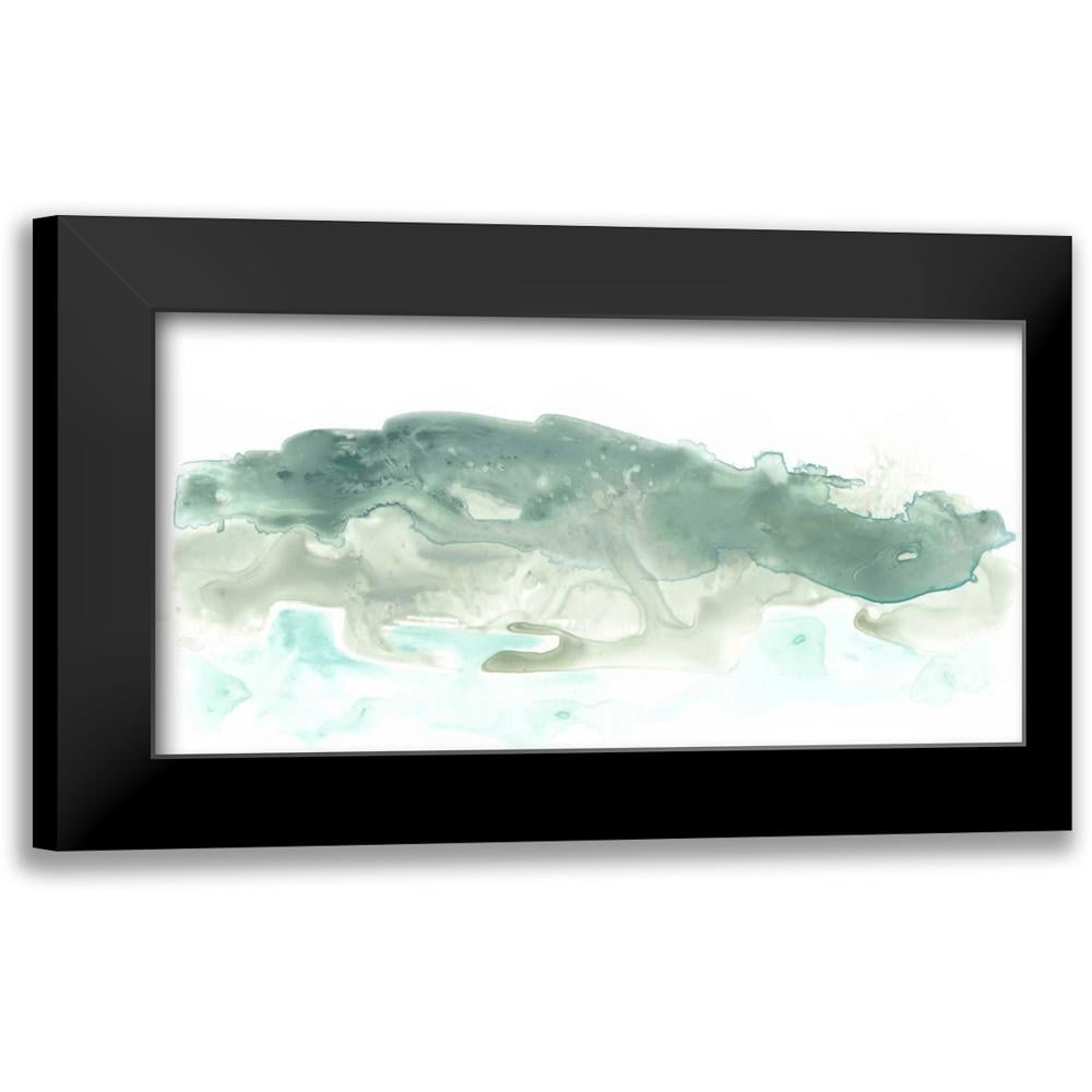 Vess, June Erica 14x9 Black Modern Framed Museum Art Print Titled - Liquid Landscape I - Walmart.com