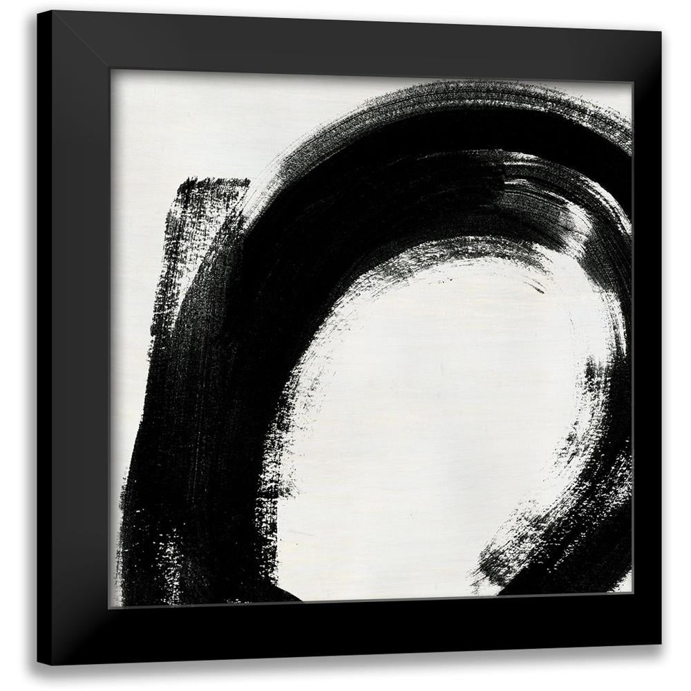 Vess, June Erica 15x15 Black Modern Framed Museum Art Print Titled - Block Brushwork II ...