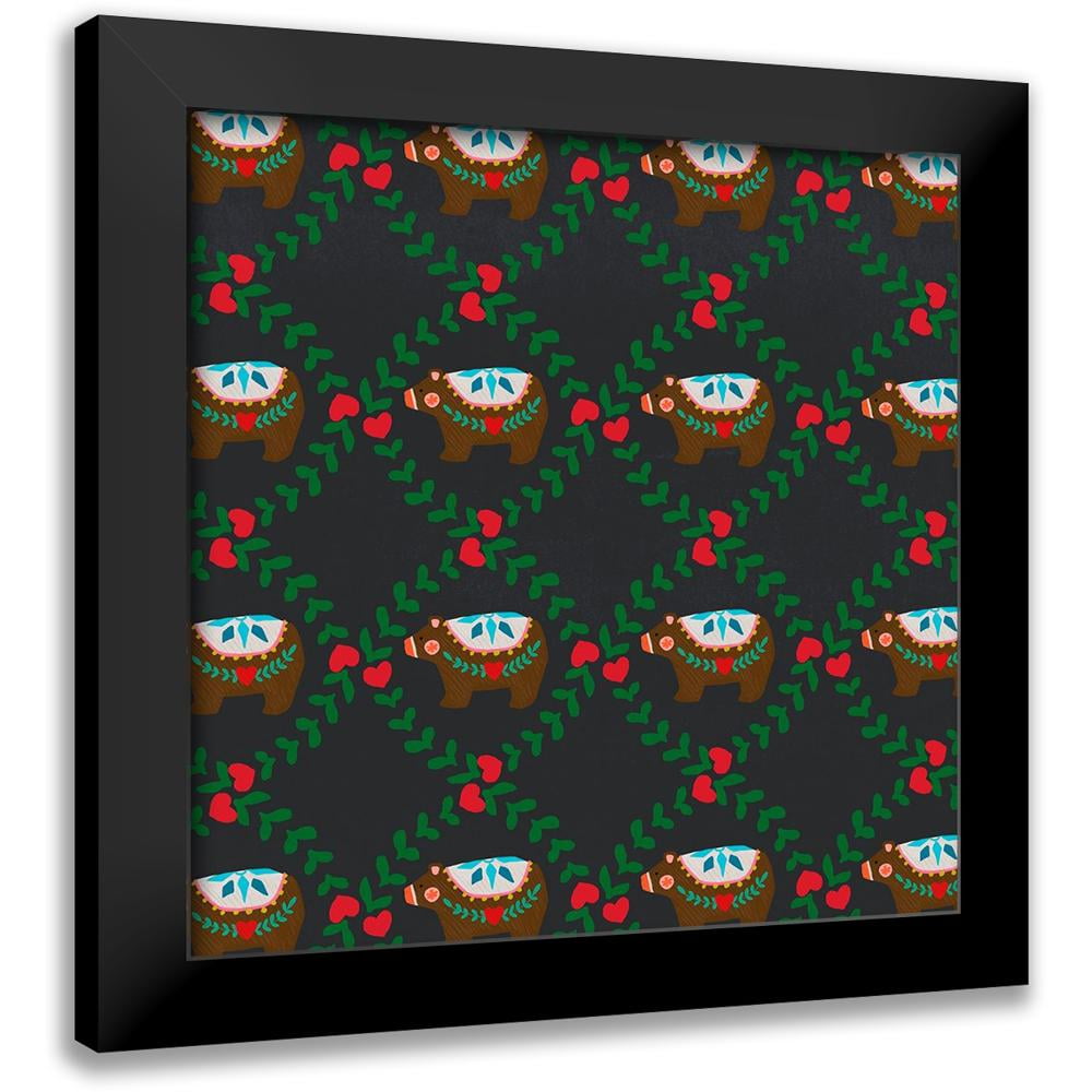 Vess, June Erica 15x15 Black Modern Framed Museum Art Print Titled ...