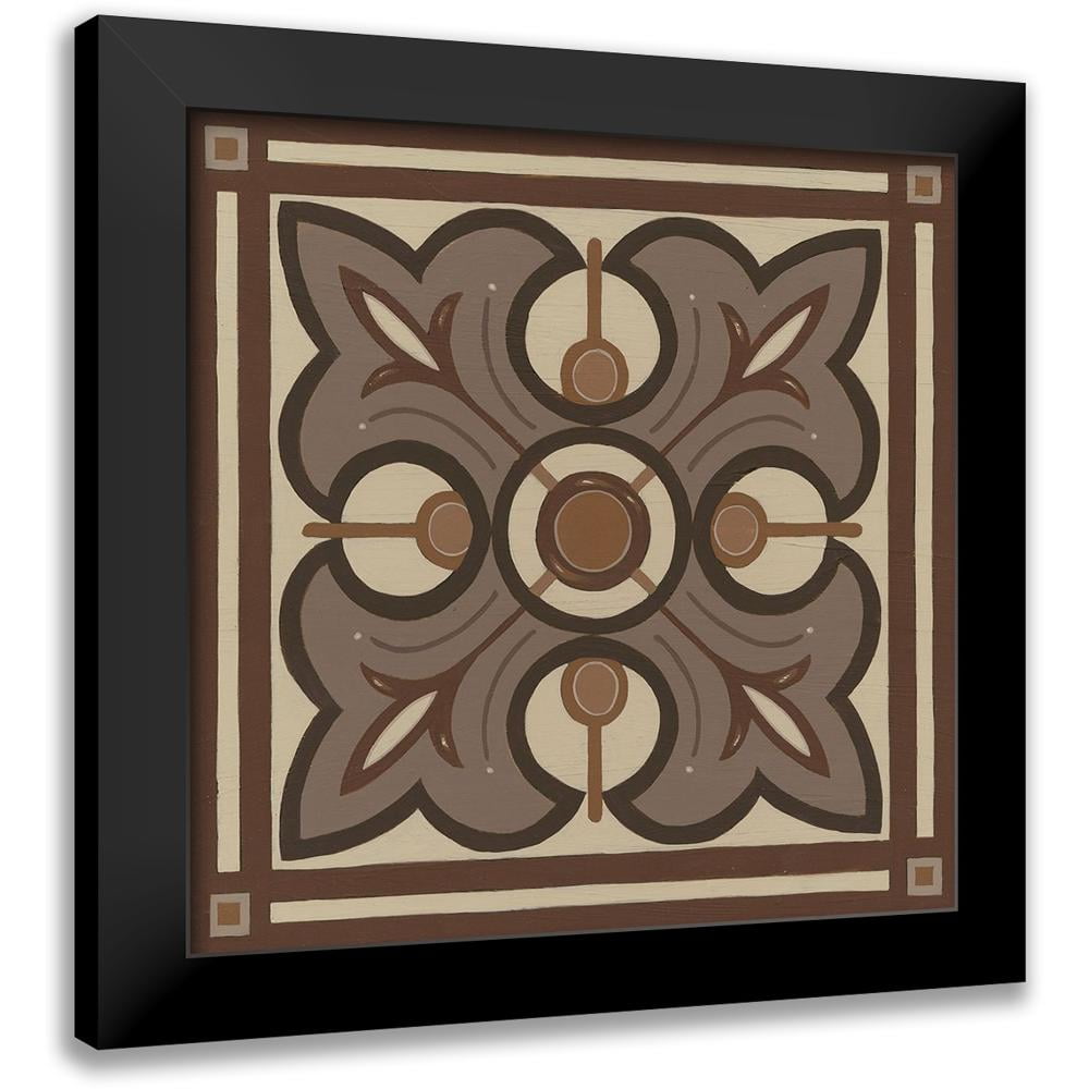 Vess, June Erica 15x15 Black Modern Framed Museum Art Print Titled ...