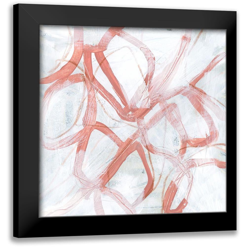 Vess, June Erica 15x15 Black Modern Framed Museum Art Print Titled - Rust Thread III - Walmart.com
