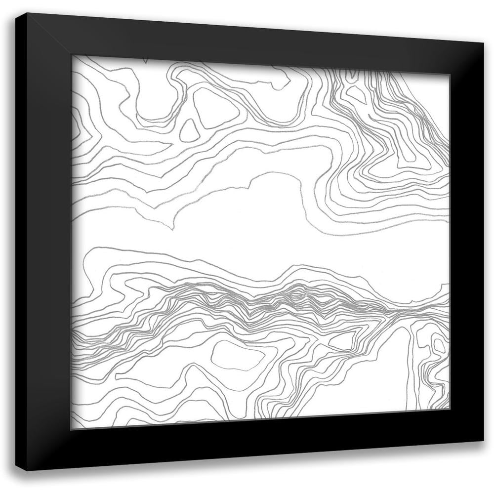 Vess, June Erica 15x15 Black Modern Framed Museum Art Print Titled ...