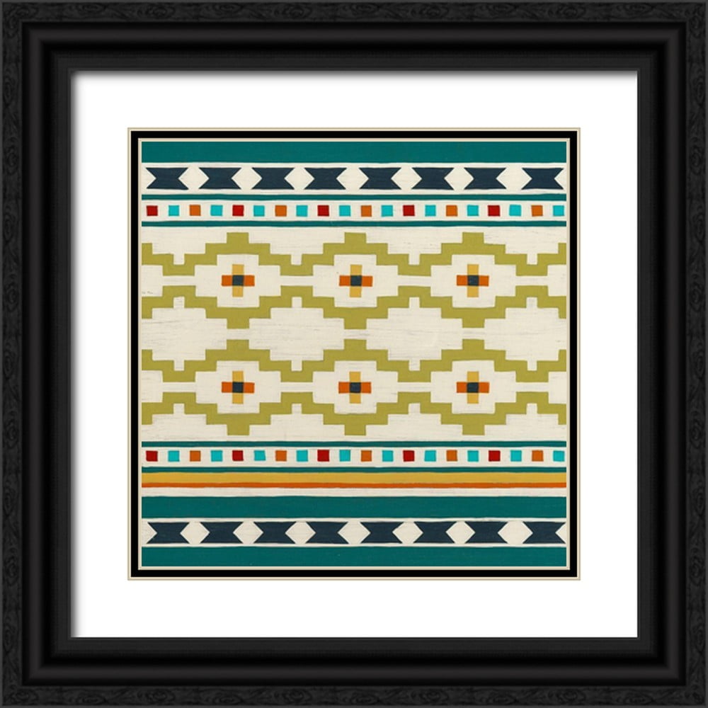 Vess, June Erica 15x15 Black Ornate Wood Framed with Double Matting Museum Art Print Titled ...