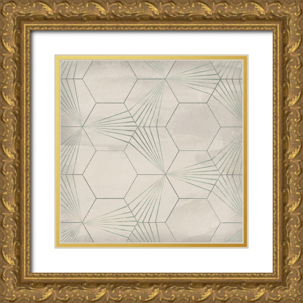 Vess, June Erica 15x15 Gold Ornate Wood Framed with Double Matting Museum Art Print Titled ...