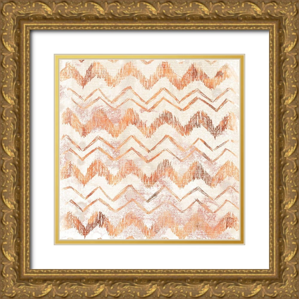 Vess, June Erica 15x15 Gold Ornate Wood Framed with Double Matting ...