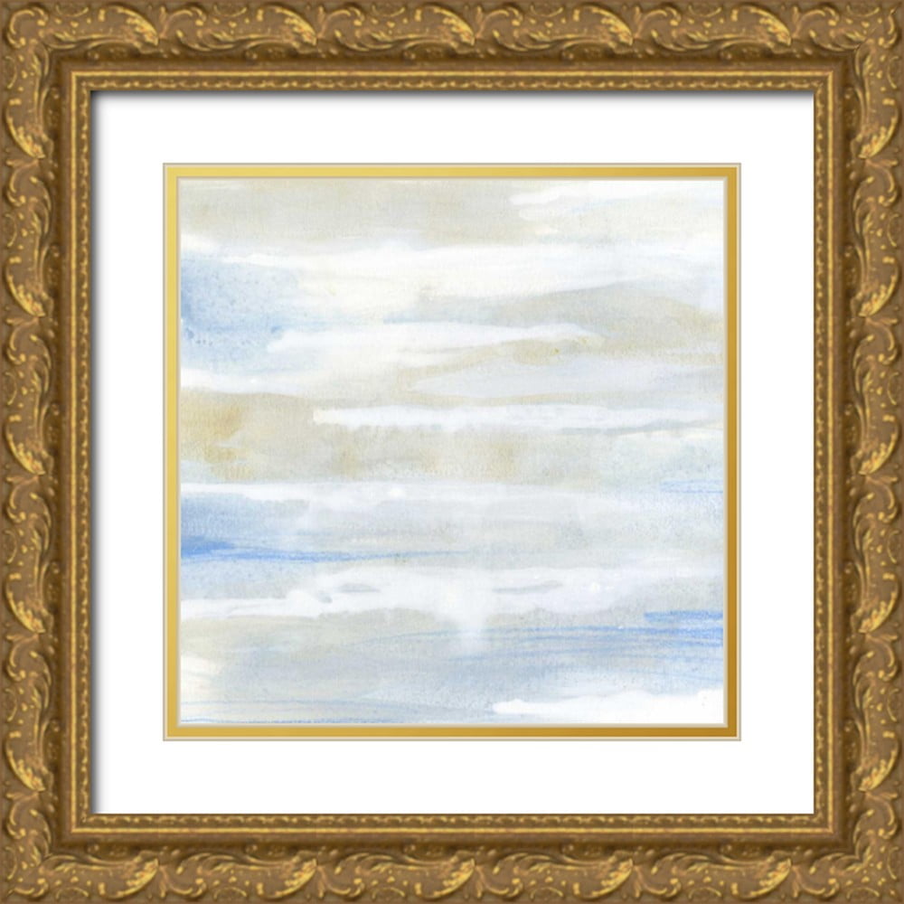 Vess, June Erica 15x15 Gold Ornate Wood Framed with Double Matting ...