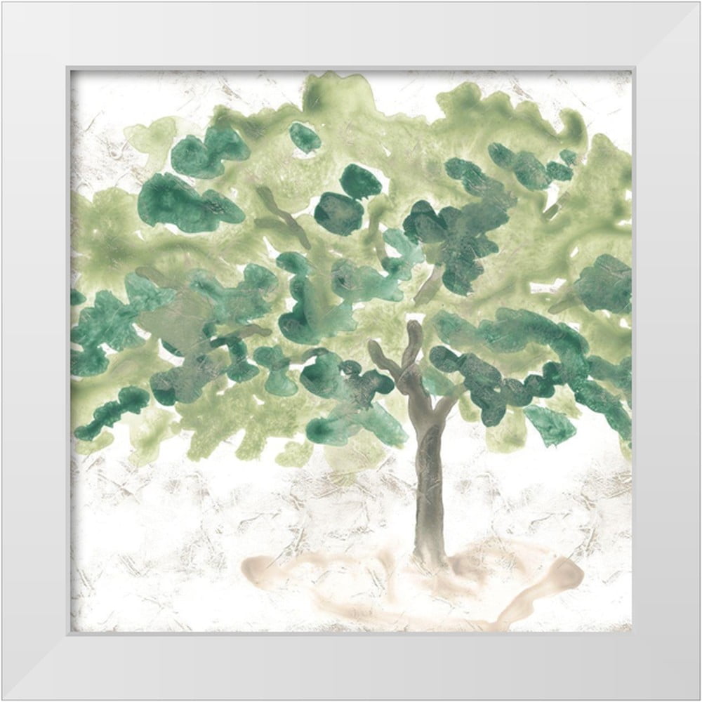 Vess, June Erica 15x15 White Modern Wood Framed Museum Art Print Titled - Country Tree IV ...