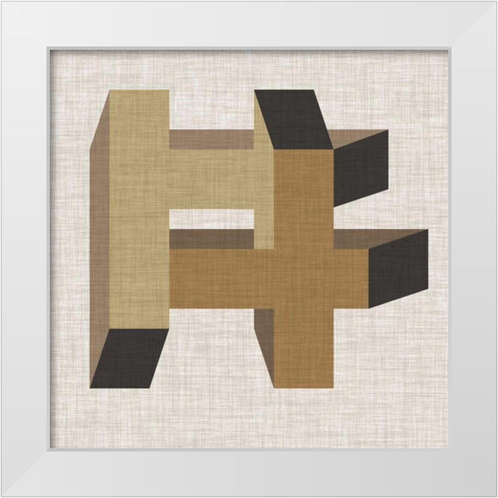 Vess, June Erica 15x15 White Modern Wood Framed Museum Art Print Titled ...