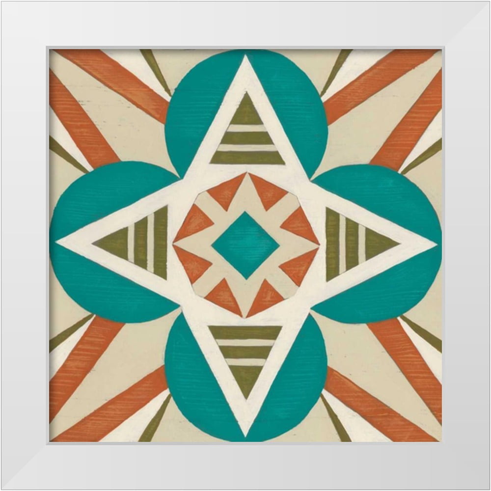 Vess, June Erica 15x15 White Modern Wood Framed Museum Art Print Titled ...