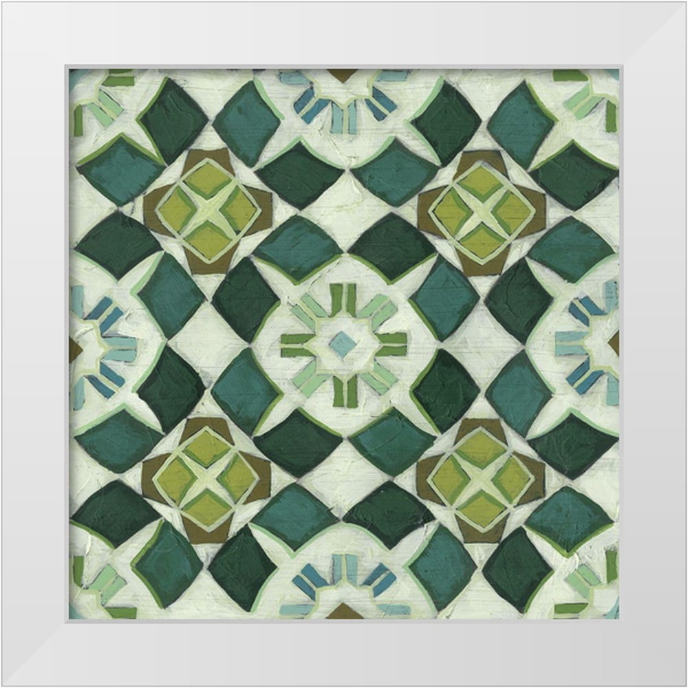 Vess, June Erica 15x15 White Modern Wood Framed Museum Art Print Titled ...