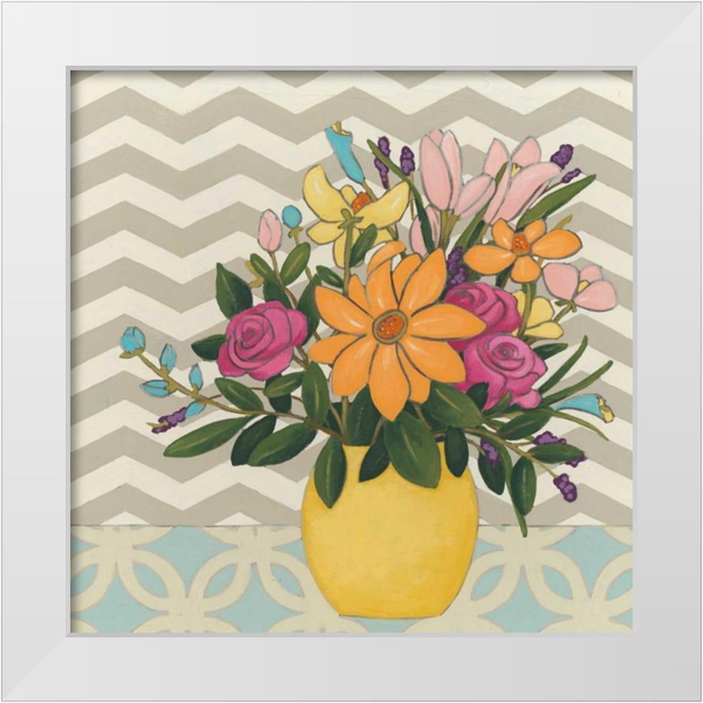 Vess, June Erica 15x15 White Modern Wood Framed Museum Art Print Titled ...