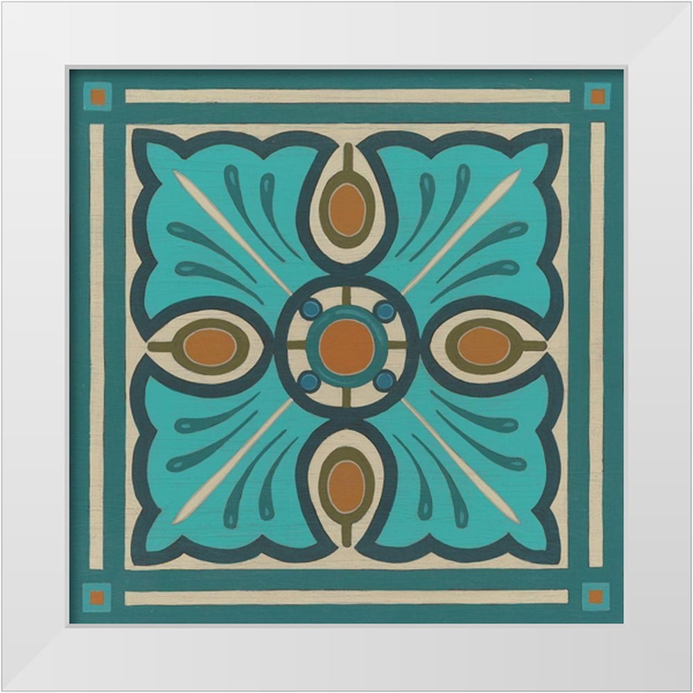 Vess, June Erica 15x15 White Modern Wood Framed Museum Art Print Titled ...
