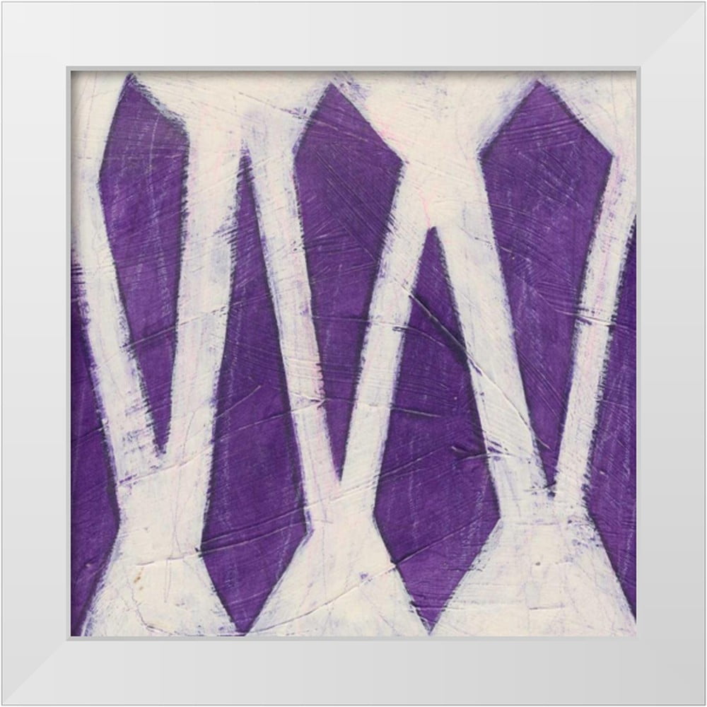 Vess, June Erica 15x15 White Modern Wood Framed Museum Art Print Titled - Spectrum Hieroglyph IX ...