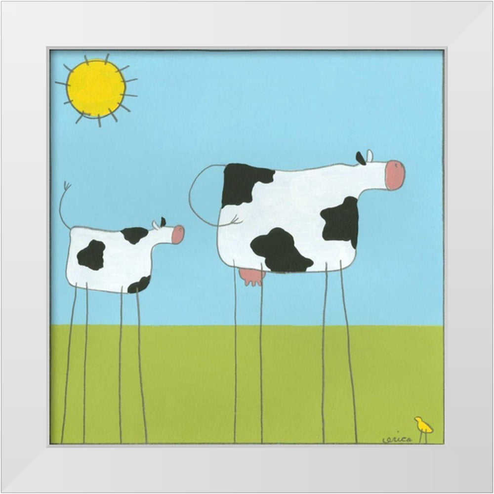 Vess, June Erica 15x15 White Modern Wood Framed Museum Art Print Titled ...
