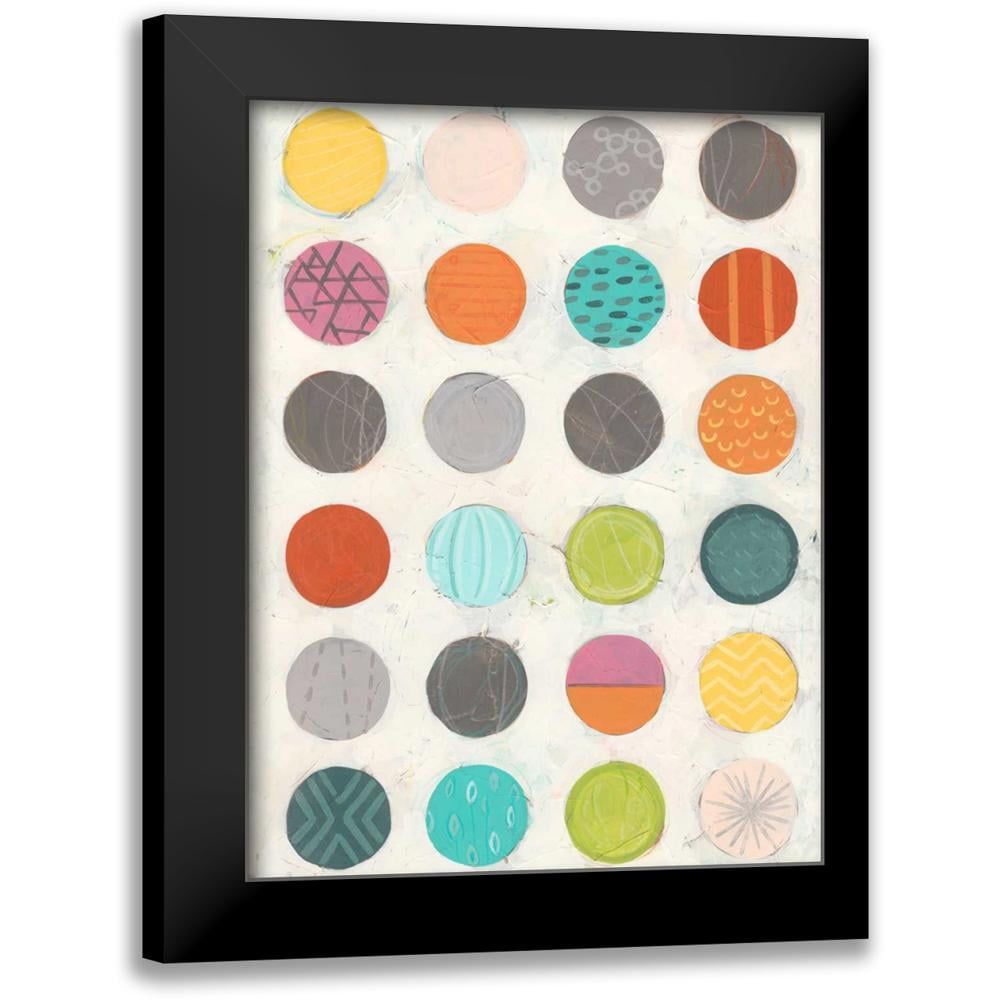 Vess, June Erica 15x18 Black Modern Framed Museum Art Print Titled - Pattern Interaction II ...