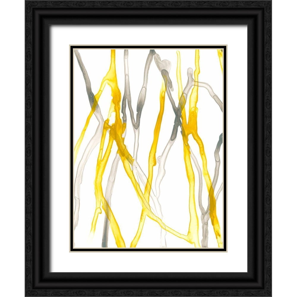 Vess, June Erica 15x18 Black Ornate Wood Framed with Double Matting ...