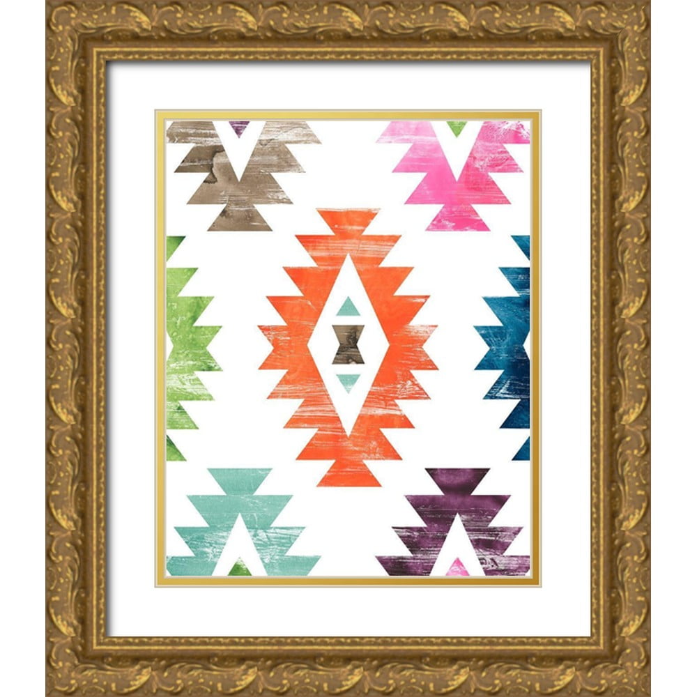 Vess, June Erica 15x18 Gold Ornate Wood Framed with Double Matting ...