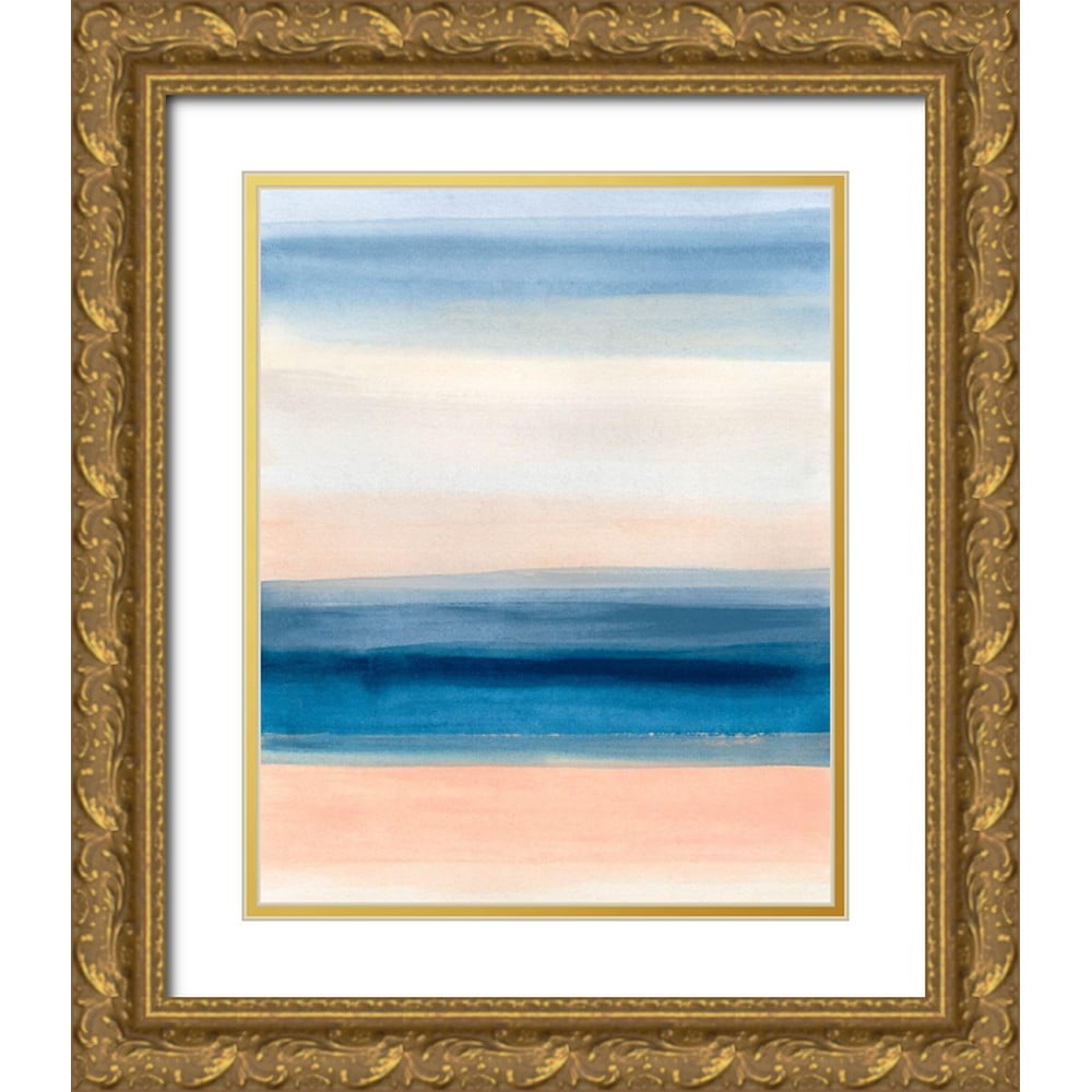 Vess, June Erica 15x18 Gold Ornate Wood Framed with Double Matting ...