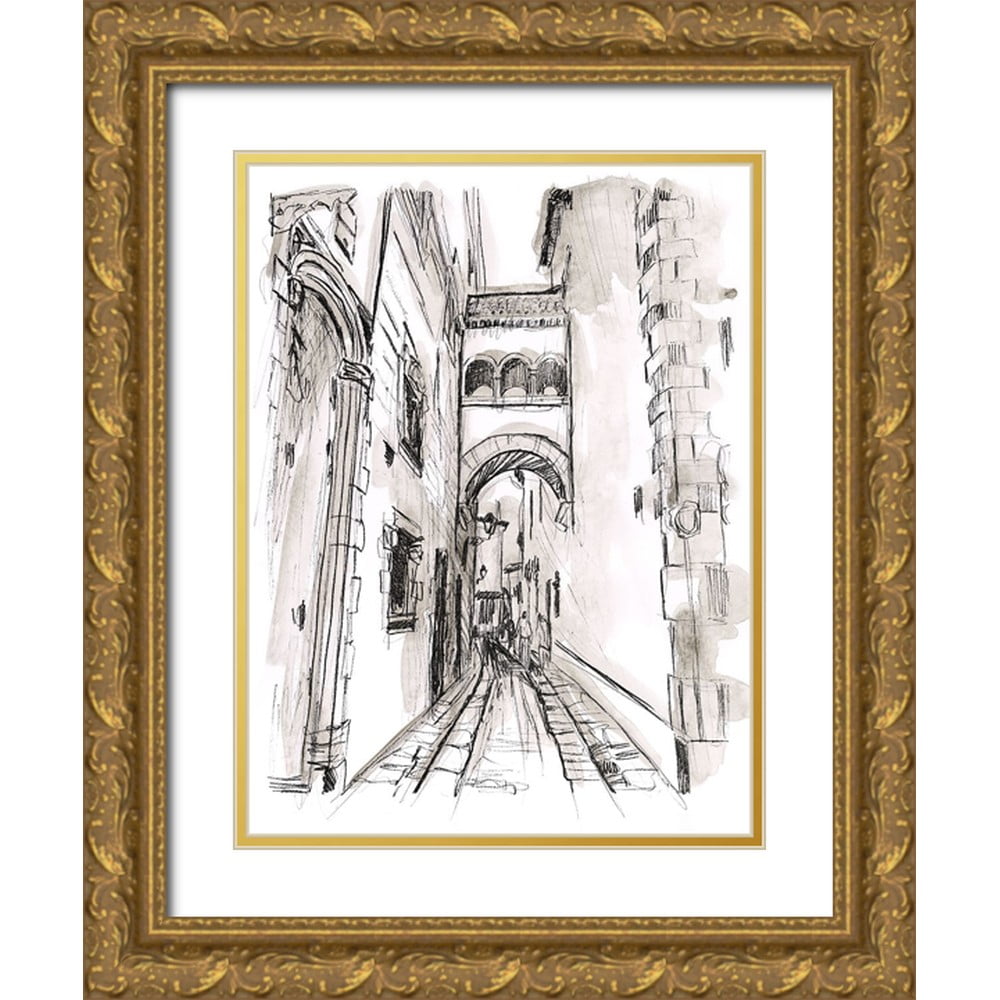 Vess, June Erica 15x18 Gold Ornate Wood Framed with Double Matting Museum Art Print Titled ...