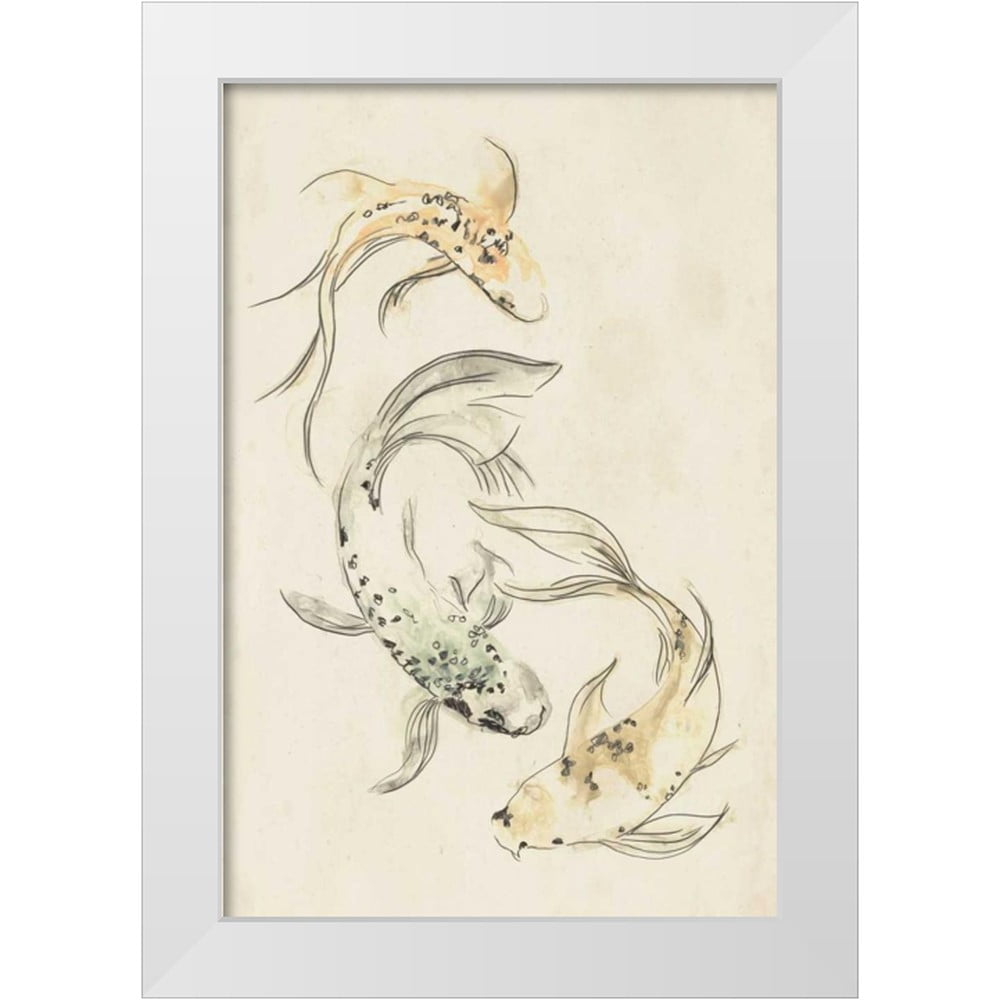 Vess, June Erica 17x24 White Modern Wood Framed Museum Art Print Titled ...
