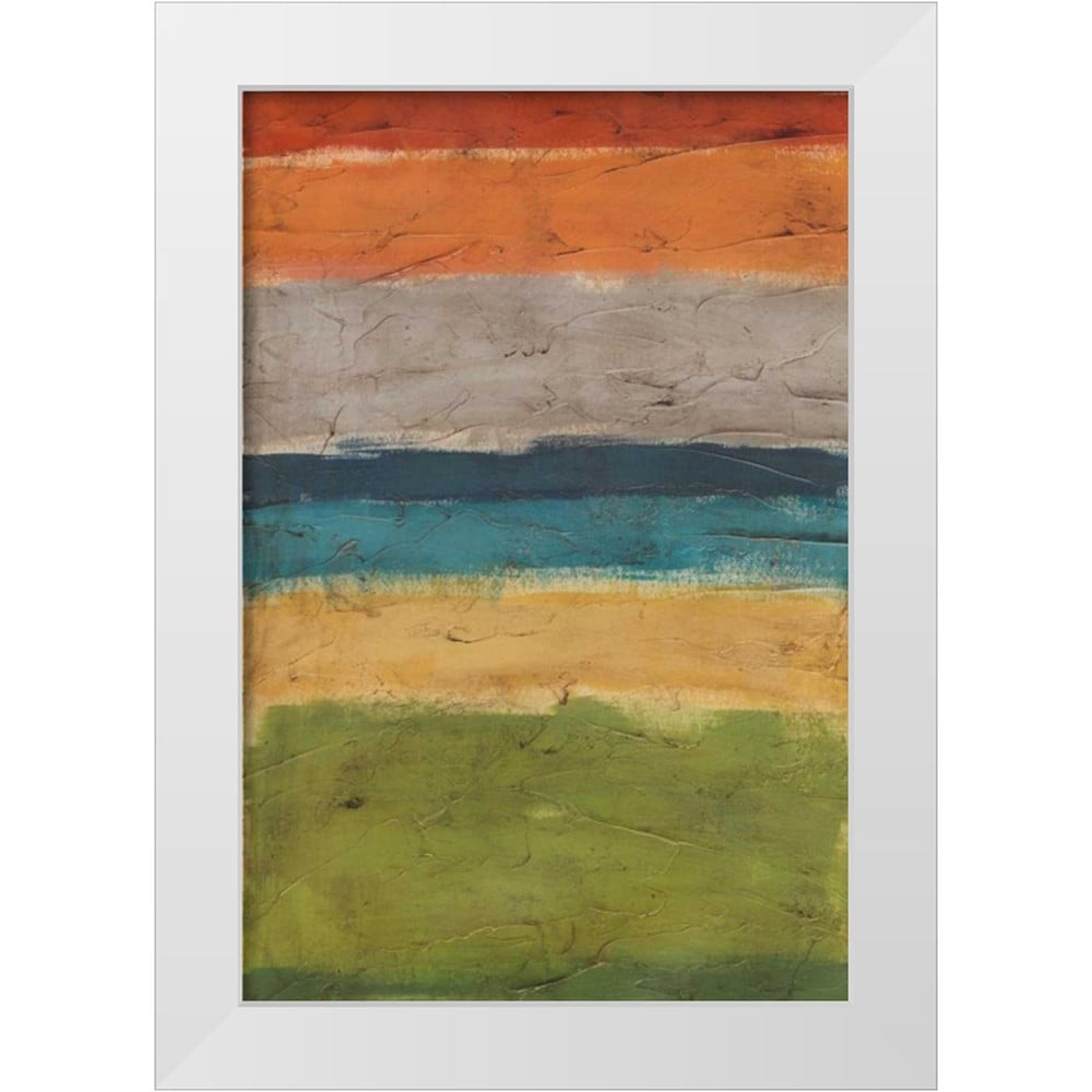 Vess, June Erica 17x24 White Modern Wood Framed Museum Art Print Titled ...