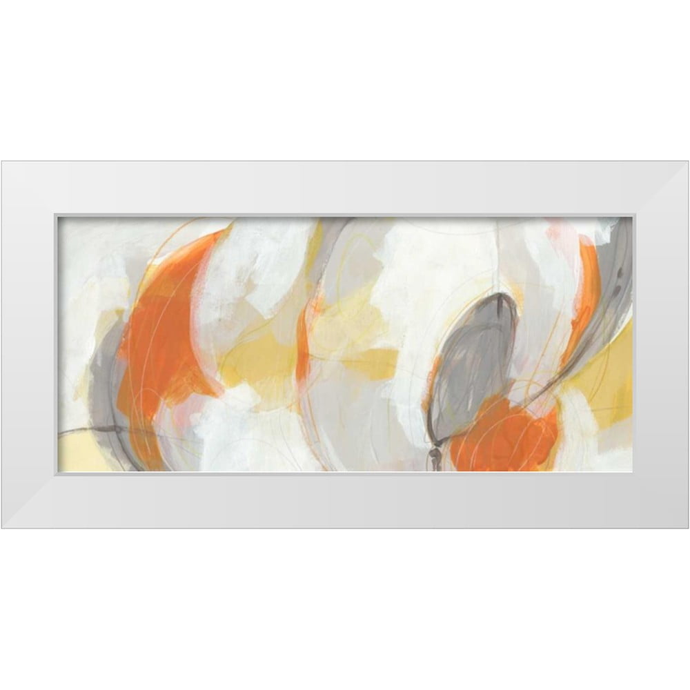 Vess, June Erica 18x10 White Modern Wood Framed Museum Art Print Titled - Ignite III - Walmart.com