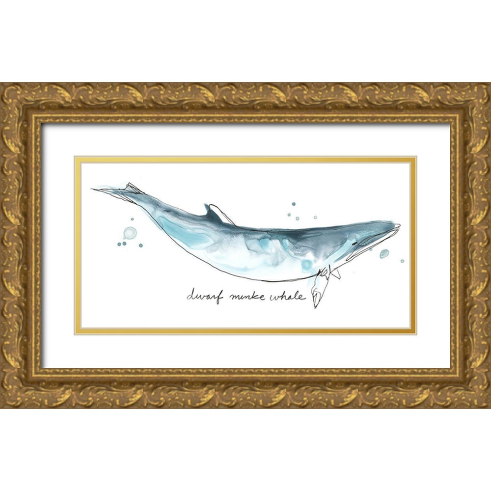 Vess, June Erica 18x11 Gold Ornate Wood Framed with Double Matting ...