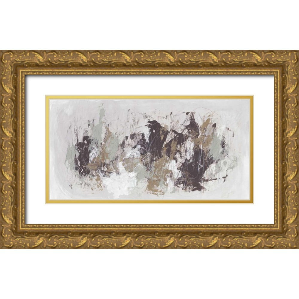 Vess, June Erica 18x11 Gold Ornate Wood Framed with Double Matting ...