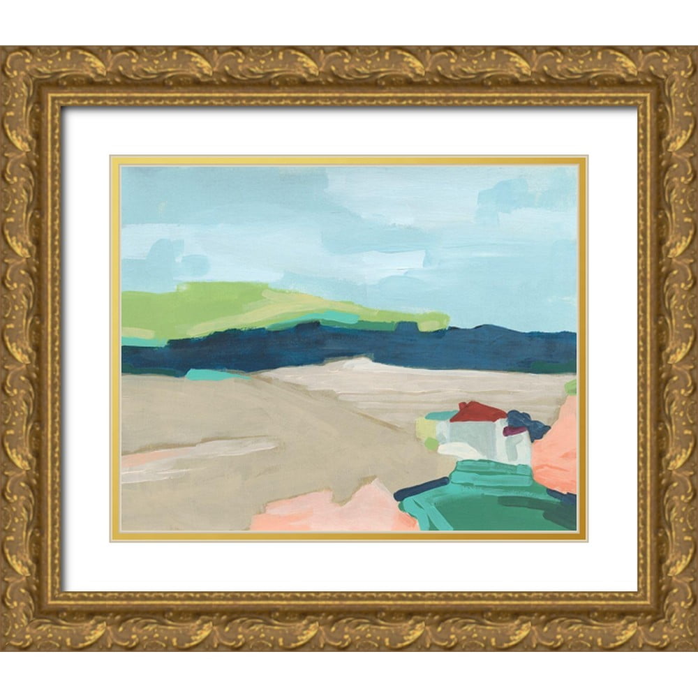 Vess, June Erica 18x15 Gold Ornate Wood Framed with Double Matting ...