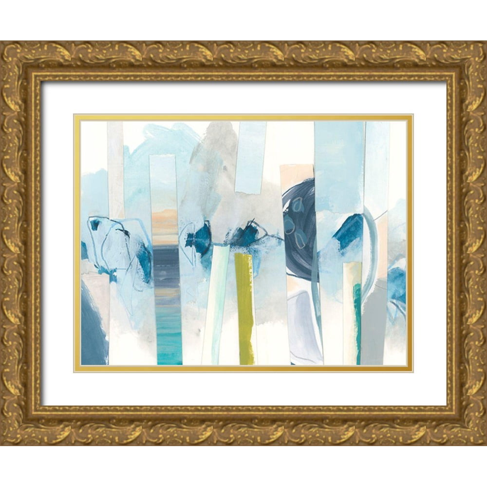 Vess, June Erica 18x15 Gold Ornate Wood Framed with Double Matting ...