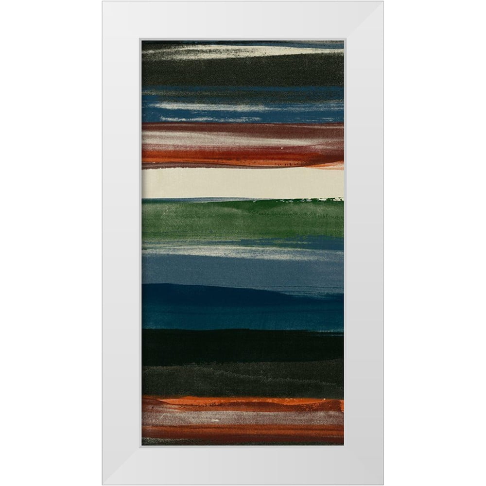 Vess, June Erica 18x32 White Modern Wood Framed Museum Art Print Titled ...