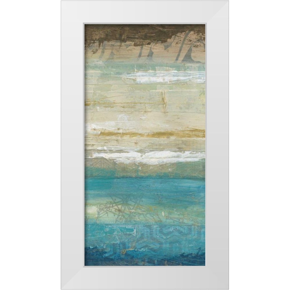 Vess, June Erica 18x32 White Modern Wood Framed Museum Art Print Titled ...