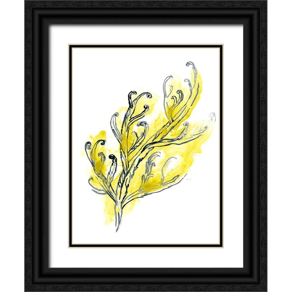 Vess, June Erica 19x24 Black Ornate Wood Framed with Double Matting ...