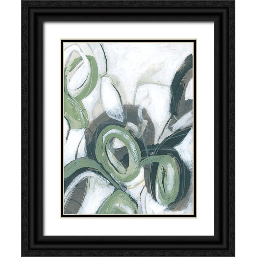Vess, June Erica 19x24 Black Ornate Wood Framed with Double Matting ...