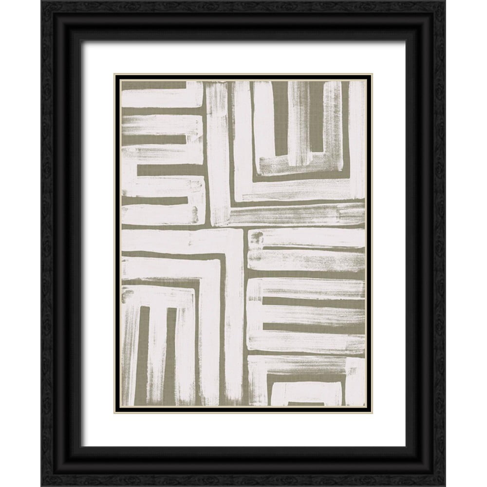 Vess, June Erica 19x24 Black Ornate Wood Framed with Double Matting ...