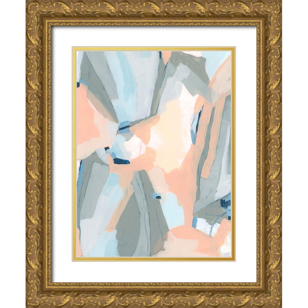 Vess, June Erica 19x24 Gold Ornate Wood Framed with Double Matting ...