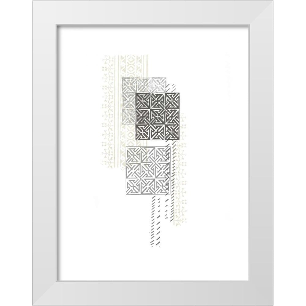 Vess, June Erica 19x24 White Modern Wood Framed Museum Art Print Titled ...
