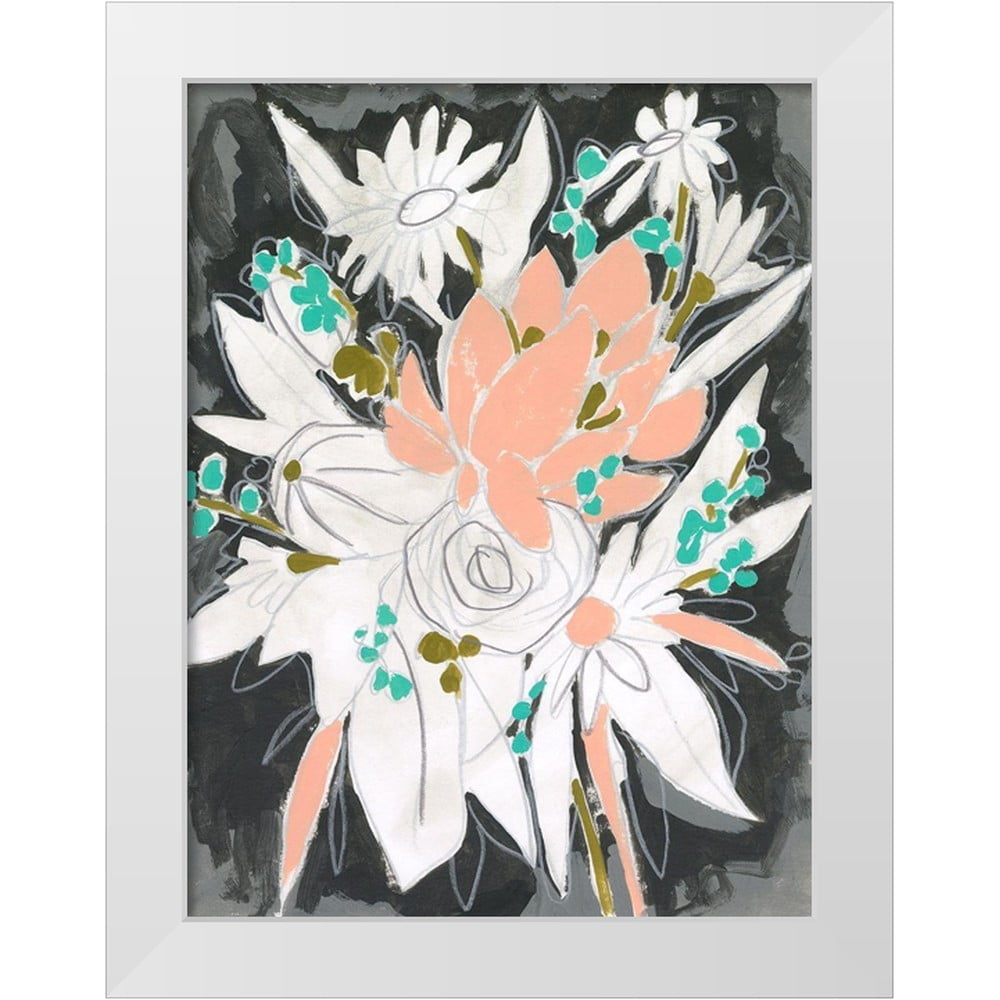 Vess, June Erica 19x24 White Modern Wood Framed Museum Art Print Titled ...