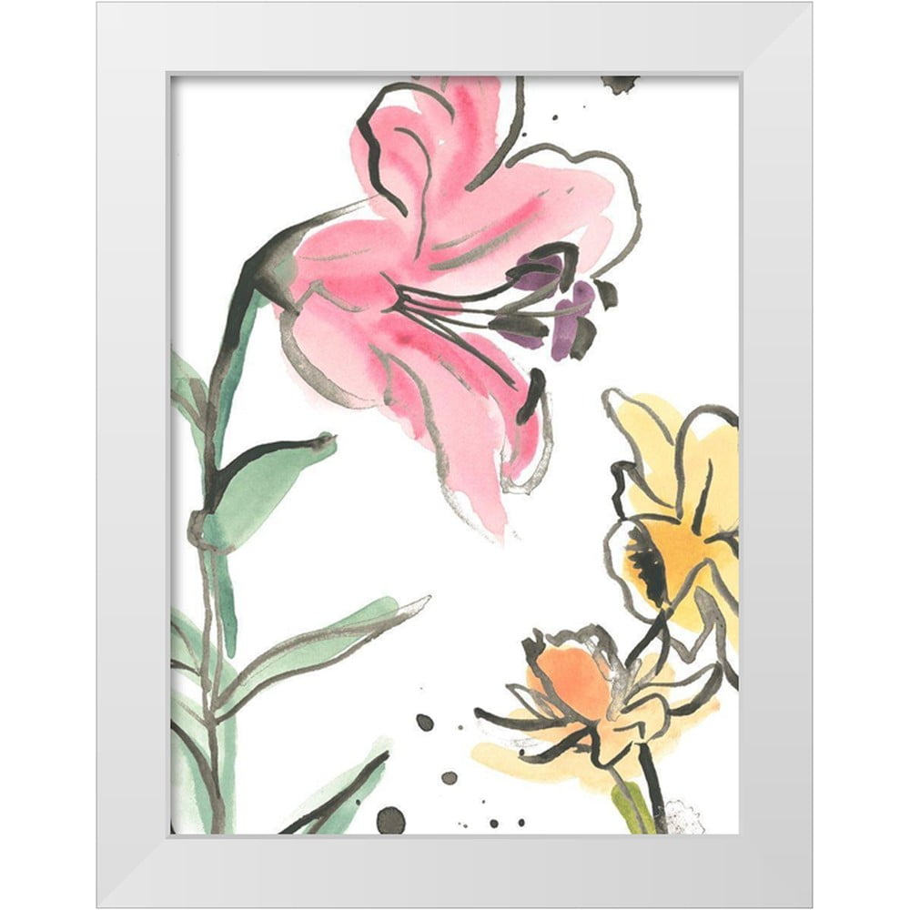 Vess, June Erica 19x24 White Modern Wood Framed Museum Art Print Titled ...