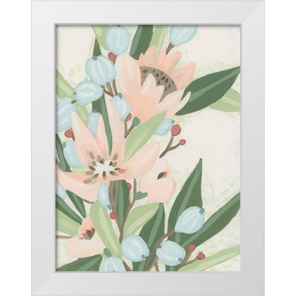 Vess, June Erica 19x24 White Modern Wood Framed Museum Art Print Titled ...