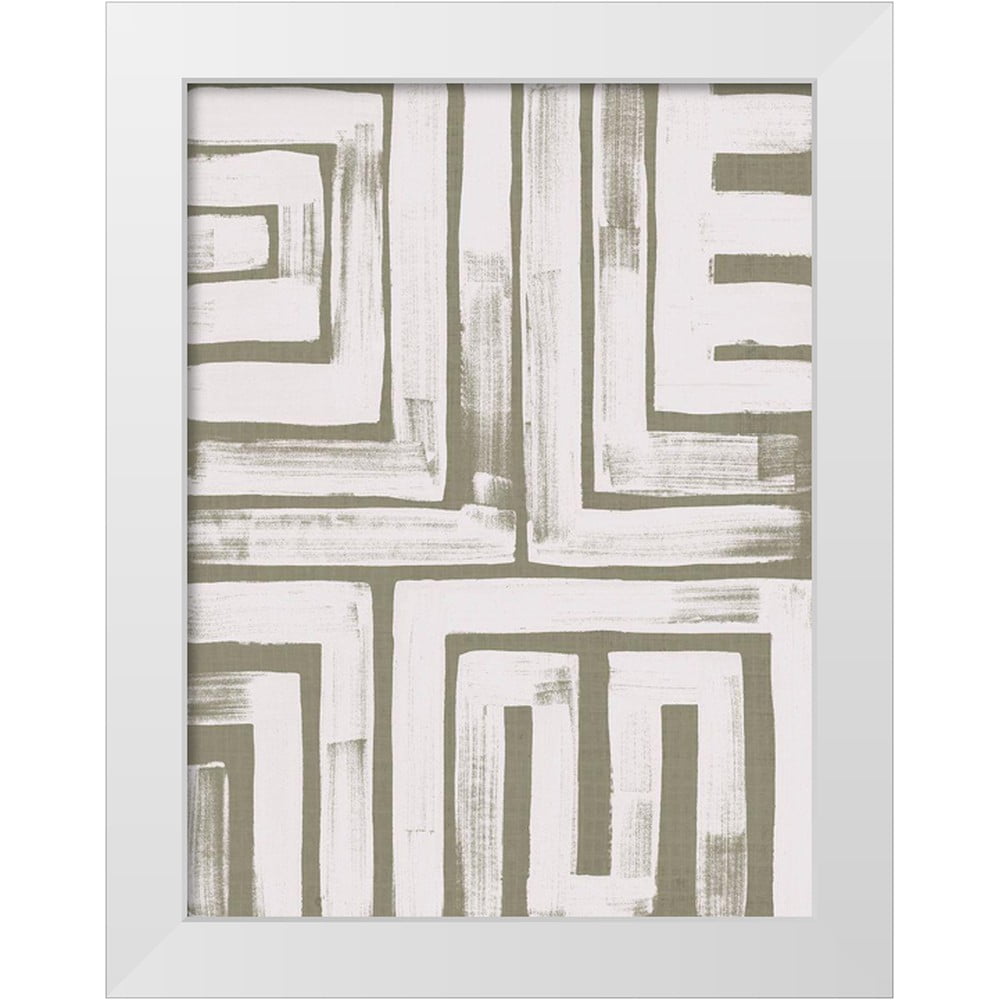 Vess, June Erica 19x24 White Modern Wood Framed Museum Art Print Titled ...