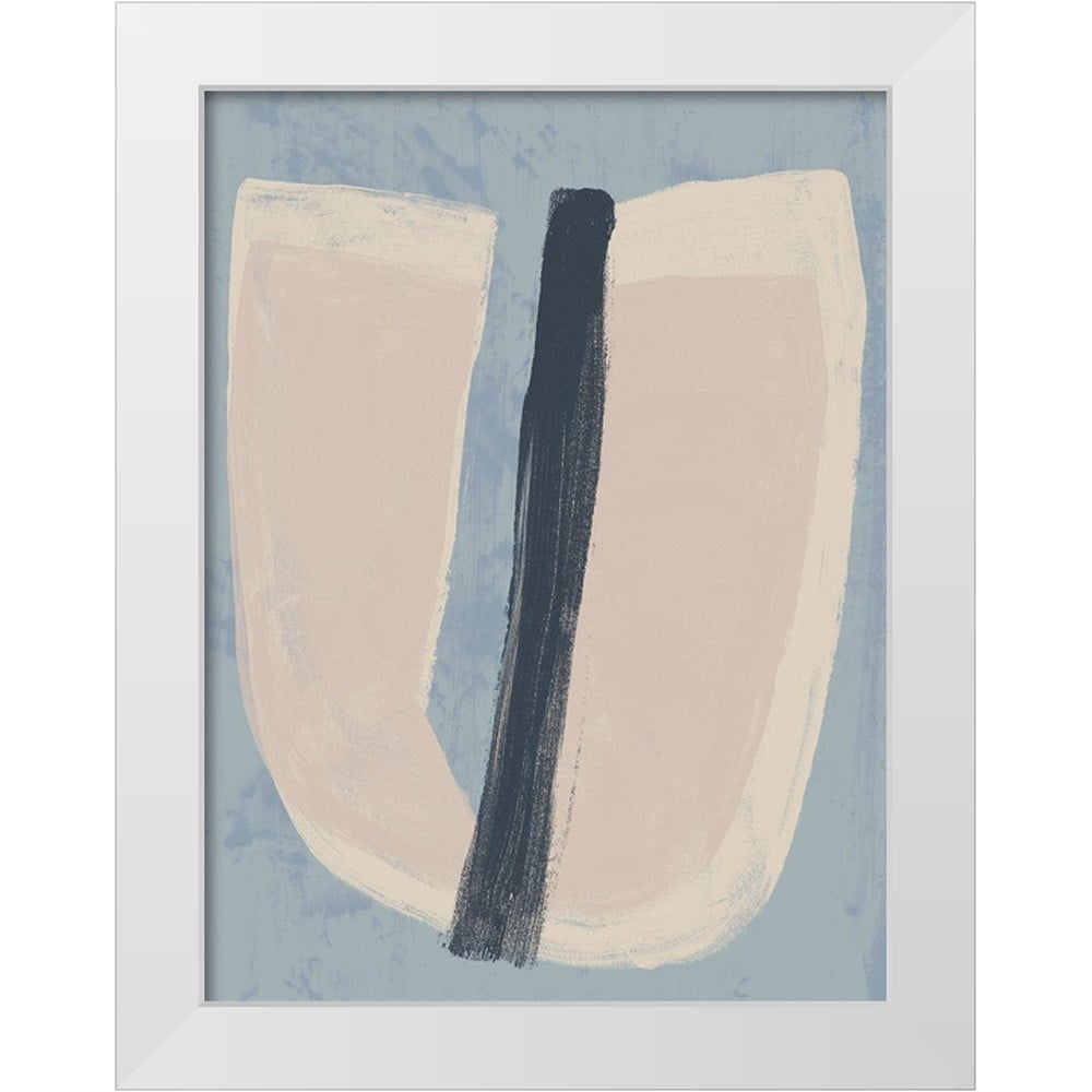 Vess, June Erica 19x24 White Modern Wood Framed Museum Art Print Titled ...