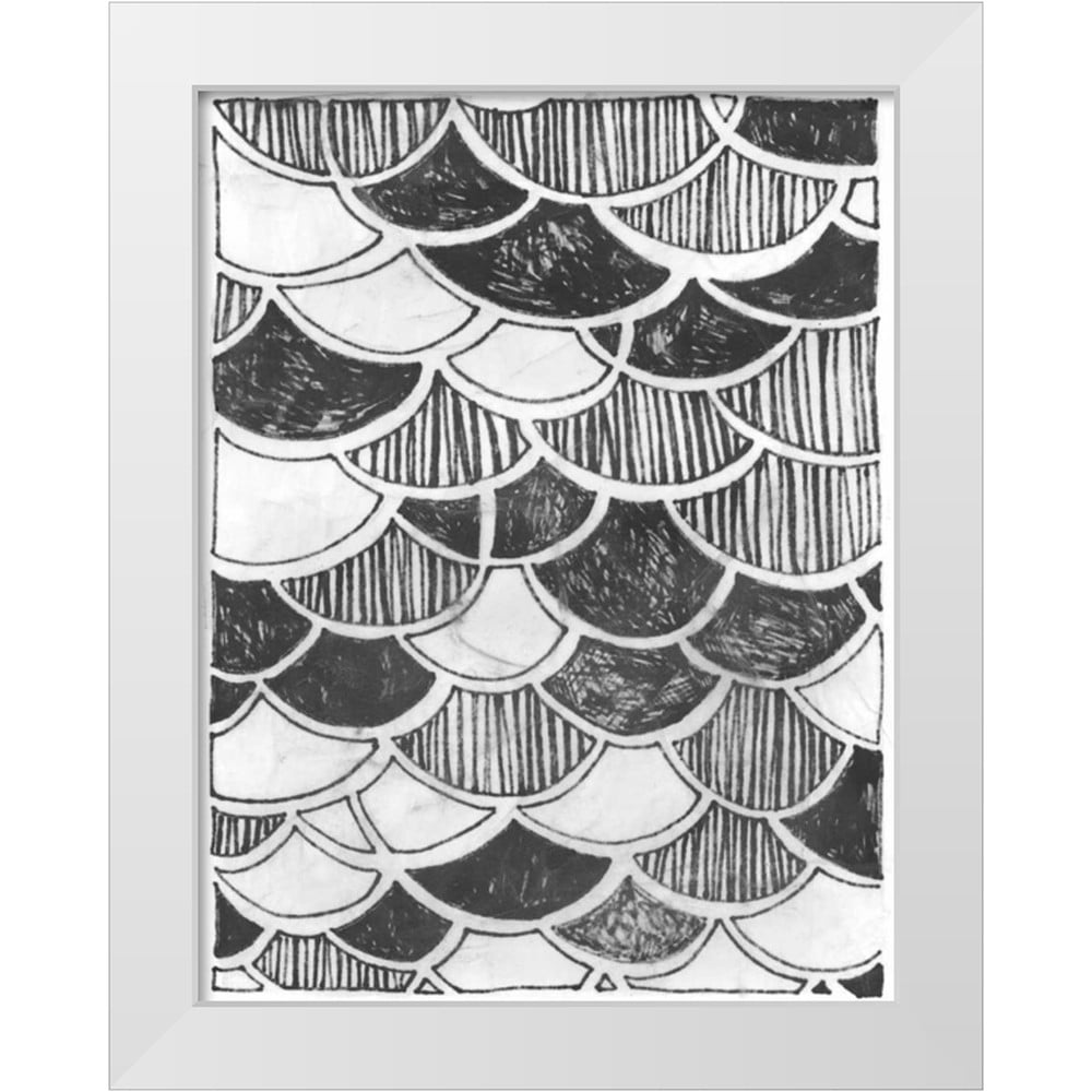 Vess, June Erica 19x24 White Modern Wood Framed Museum Art Print Titled ...