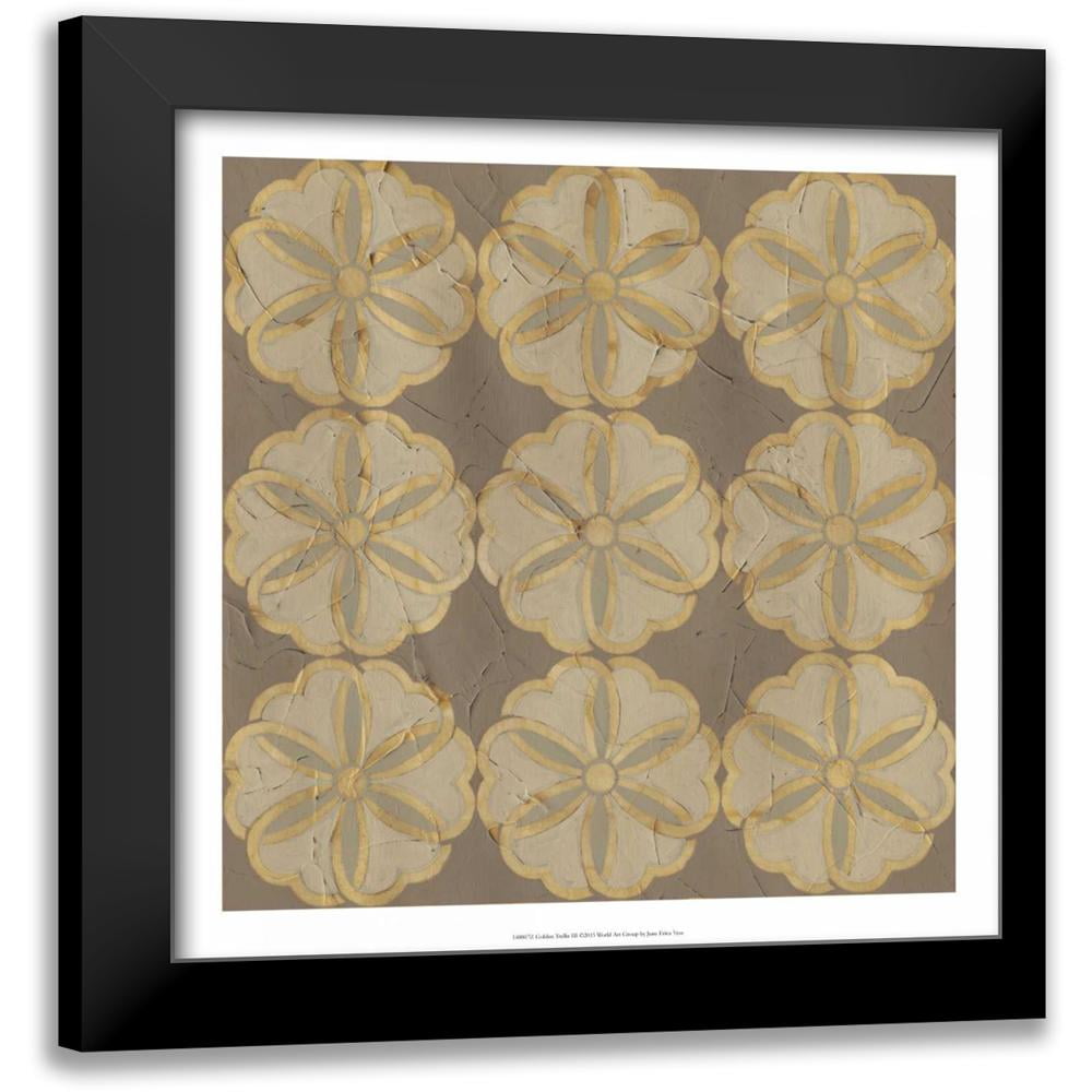 Vess, June Erica 20x20 Black Modern Framed Museum Art Print Titled ...