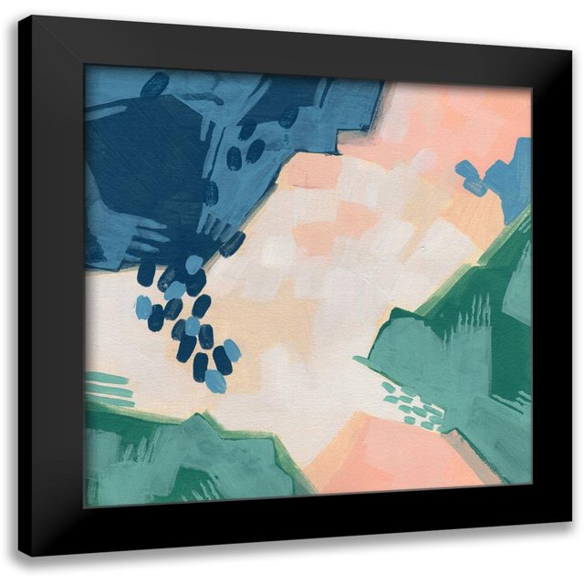 Vess, June Erica 20x20 Black Modern Framed Museum Art Print Titled ...