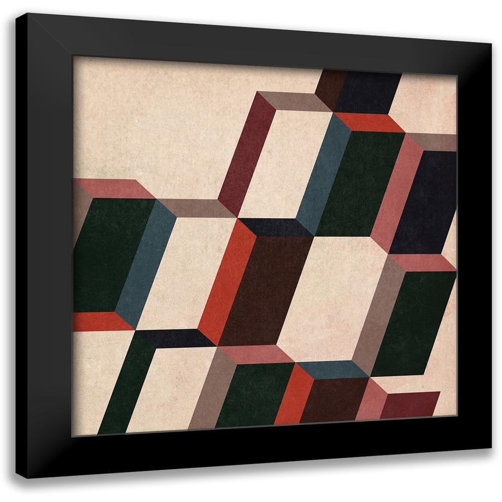 Vess, June Erica 20x20 Black Modern Framed Museum Art Print Titled ...