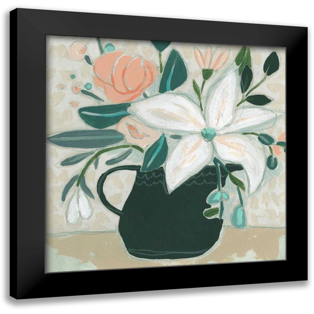 Vess, June Erica 20x20 Black Modern Framed Museum Art Print Titled ...